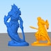 Dnd Merrow Merman Mermaid Atlantis Warrior 28mm Miniatures - Etsy