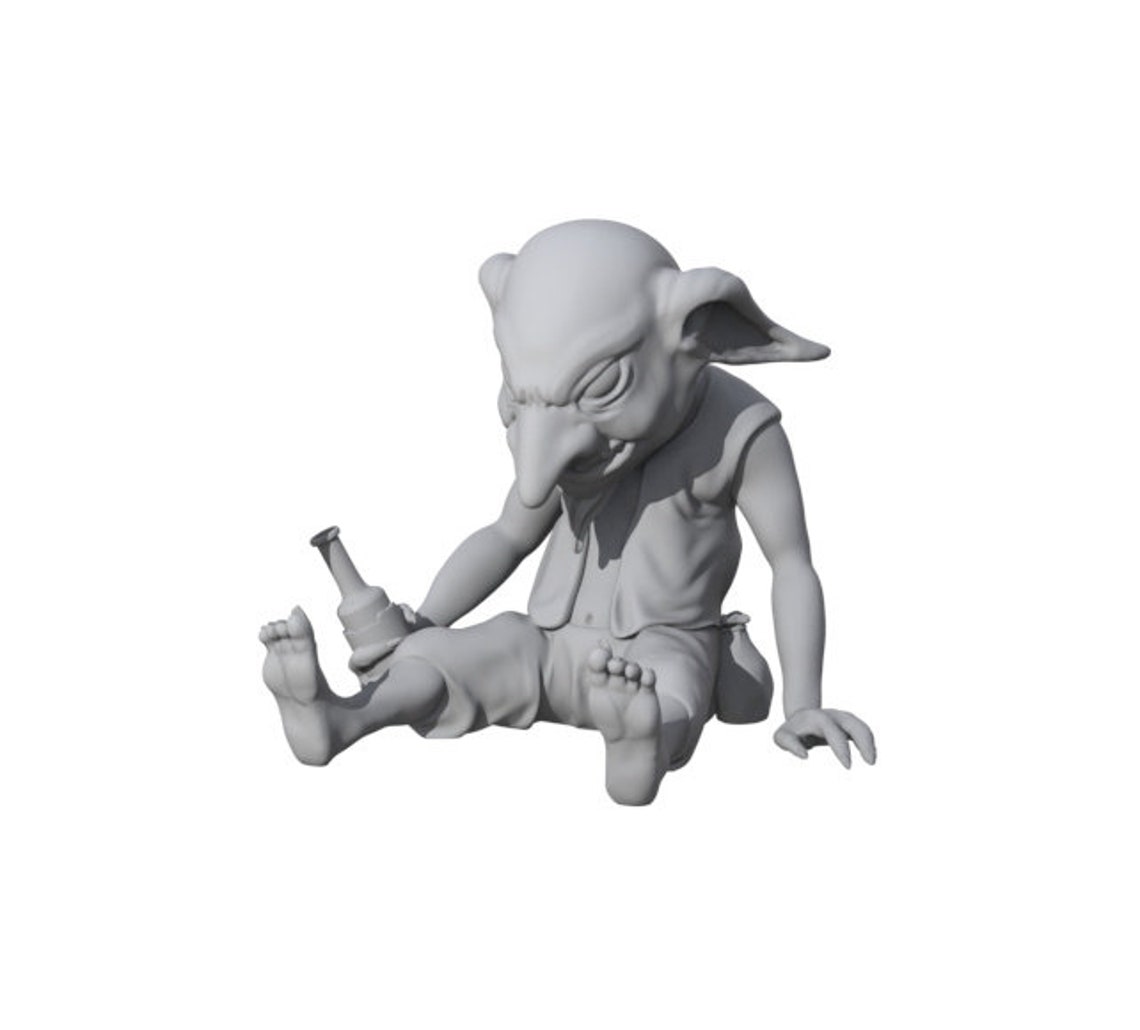 Dnd Drunk Goblin Tavern Inn Goblin Mines 28mm RESIN Miniature ...