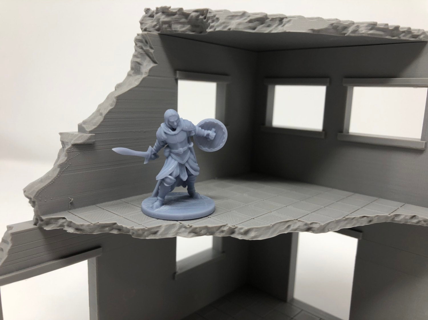 Dnd Post Apocalyptic Building Urban Ruins Shelter Tabletop - Etsy
