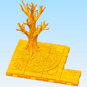 Dnd Ghoulberg Cemetery Tree Tile for Cursed City Graveyard Burial ...