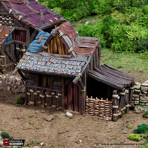 Dnd Small Shanty Shack From King and Country Medieval Slums Village ...