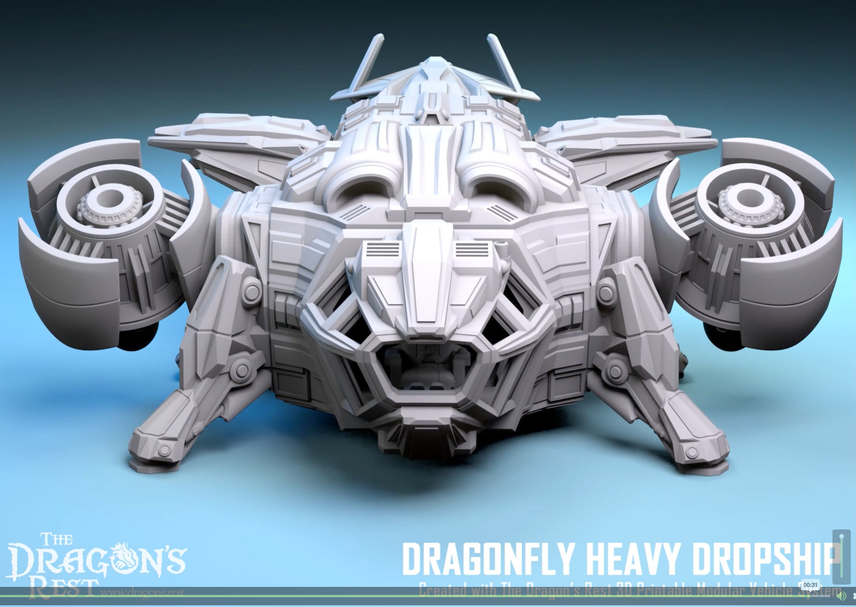Dnd Dragonfly Dropship Drop Ship Cargo Dragon's Rest Sci-fi RPG ...
