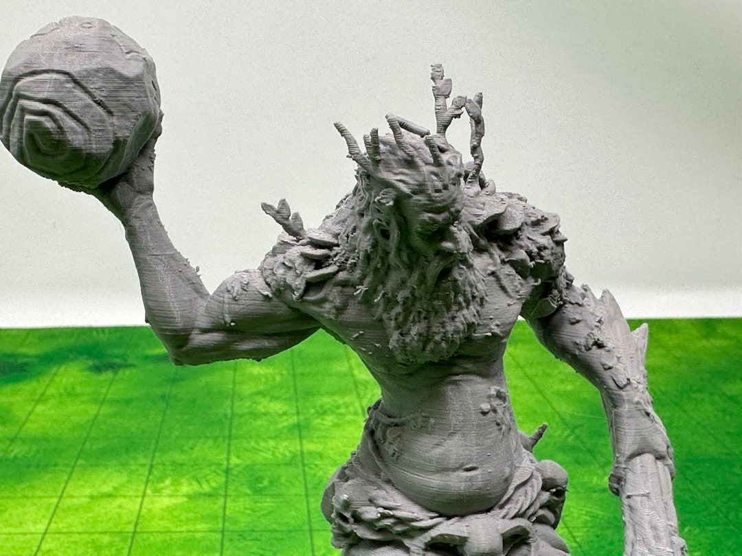 Dnd B-STOCK Giant With Club and Rock Behemoth Titan Monster Creature ...