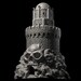 Dnd Skull Tower Dark Elf Evil Hellscape Necromancer Castle - Etsy