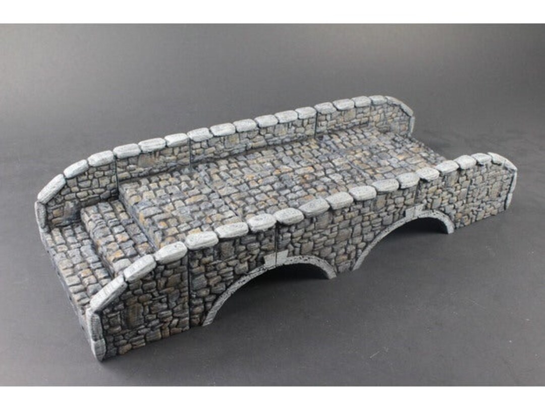 Dnd Double Arch Stone Bridge Openforge Tabletop Village - Etsy