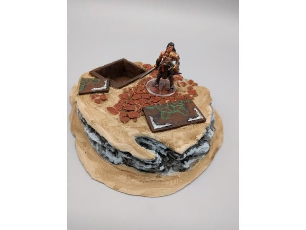 Dnd Shattered Tomb Burial Chamber Crypt Mausoleum Catacomb Tabletop ...
