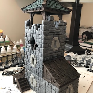 Dnd Medieval Watchtower Sentry Lookout Guard Watch Tower City of Tarok ...
