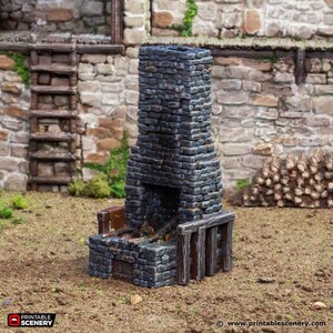 Dnd Blacksmith and Smithy Shop Medieval Village Market Trade Tabletop ...