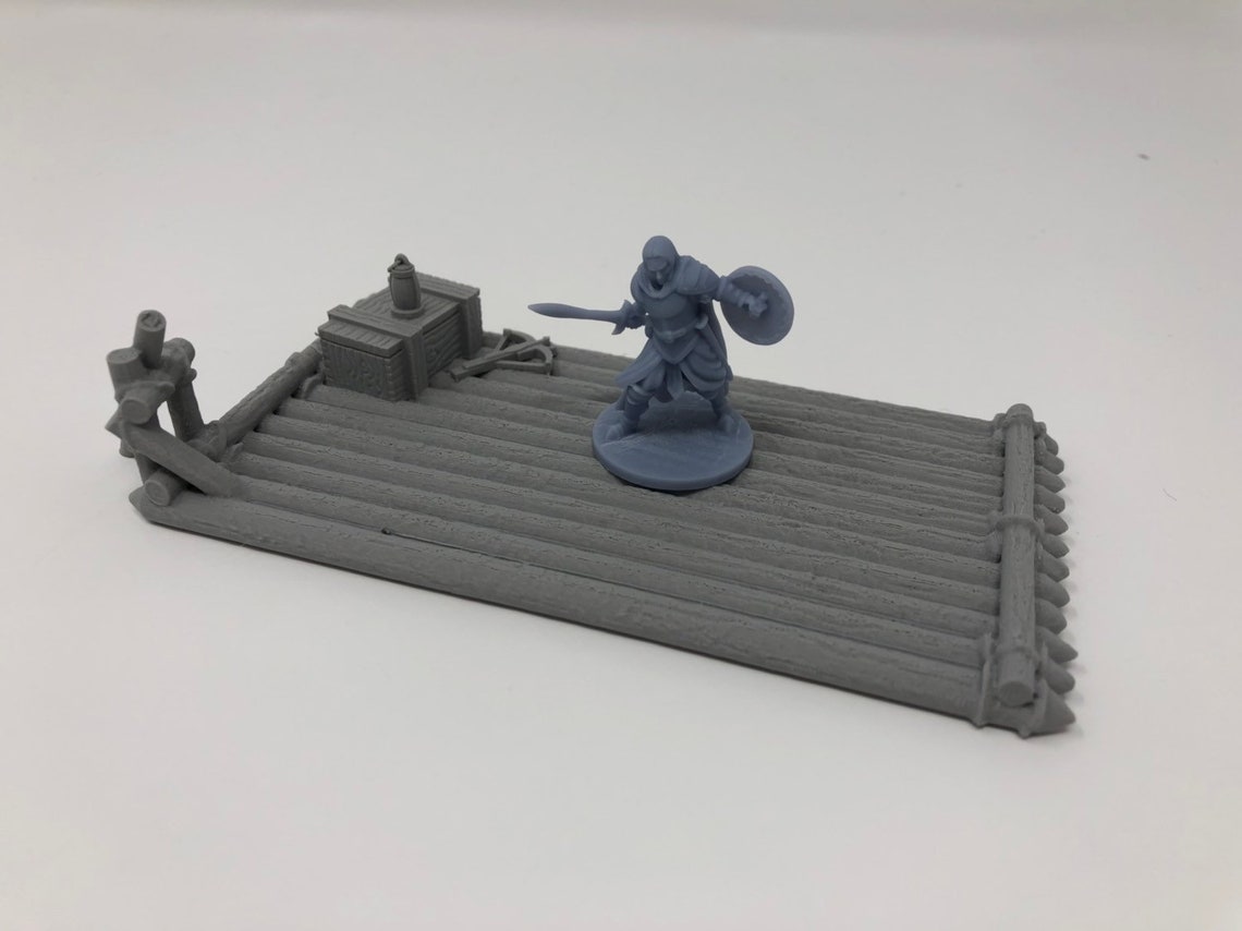 Dnd River Raft River Travel Adventure Journey Ferry Crossing - Etsy