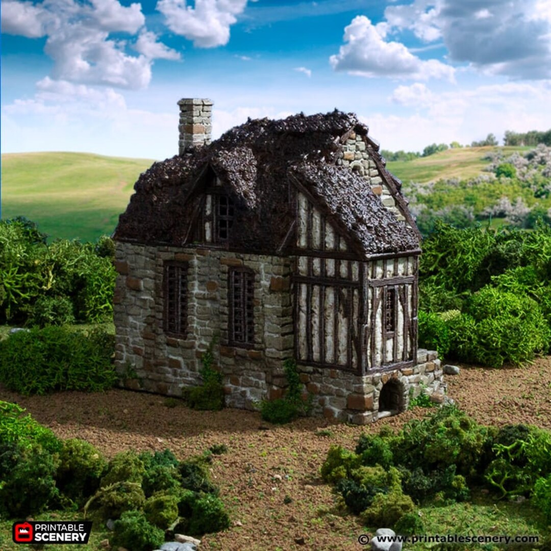Dnd Barlyway Cottage Medieval House From King and Country Farmvillage ...