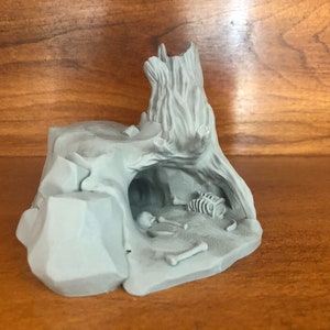 Dnd Animal Bear Creature Cave With Human Remains Tabletop Scatter ...