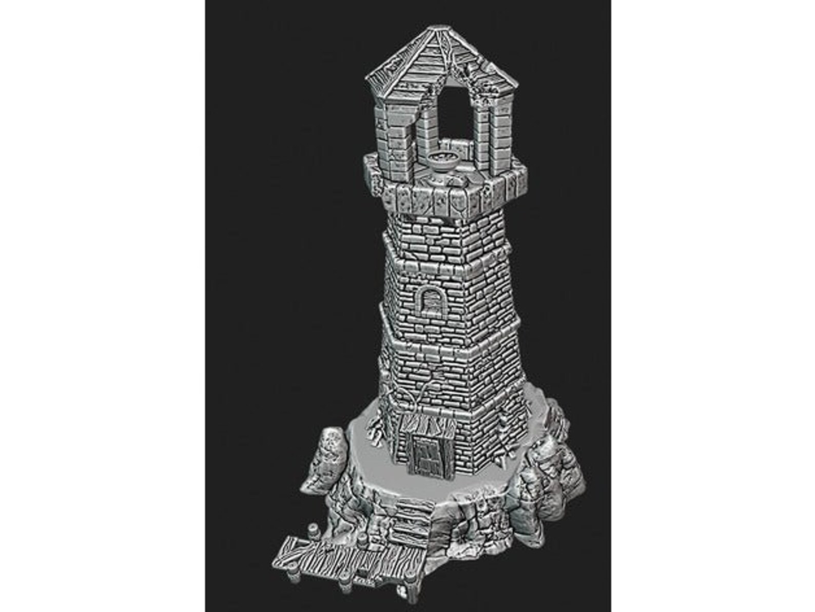 Dnd Abandoned Lighthouse Beacon Tower Coastal Watchtower Tabletop ...