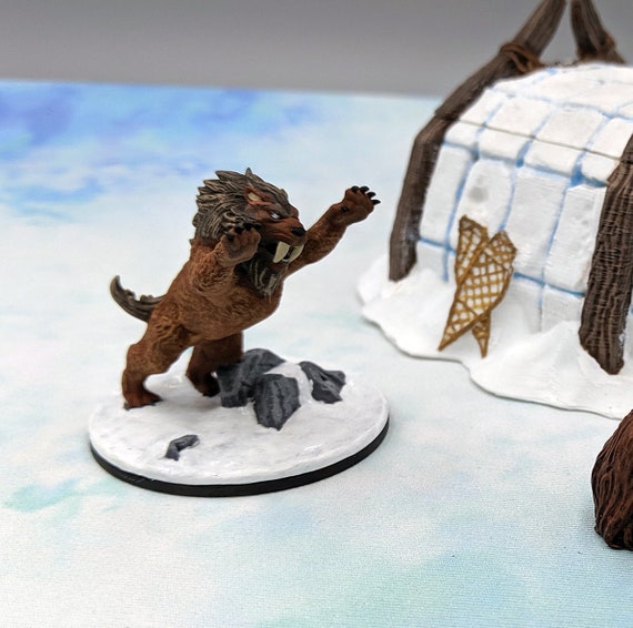 Dnd Sabertooth Saber Tooth Tiger Wilds of Wintertide Arctic | Etsy