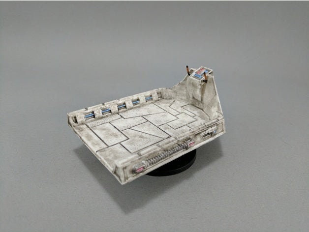 Dnd Sci-fi Cargo Sled Hover Transport Skiff Spaceship Star Wars Legion ...