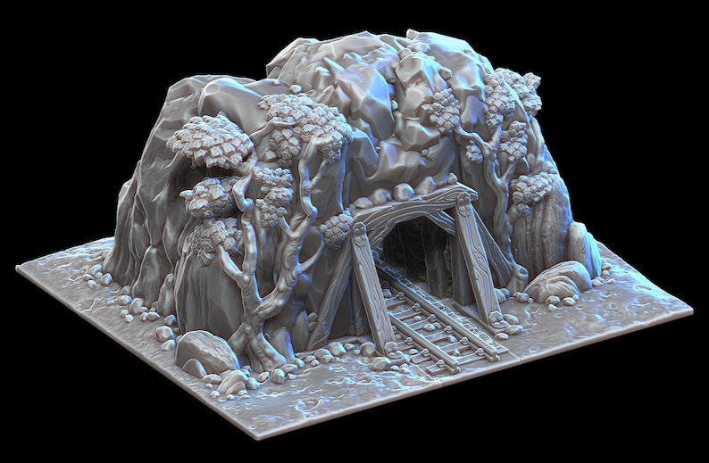 Dnd Mine Shaft Entrance Mining Town Medieval Dwarf Dwarven Western ...