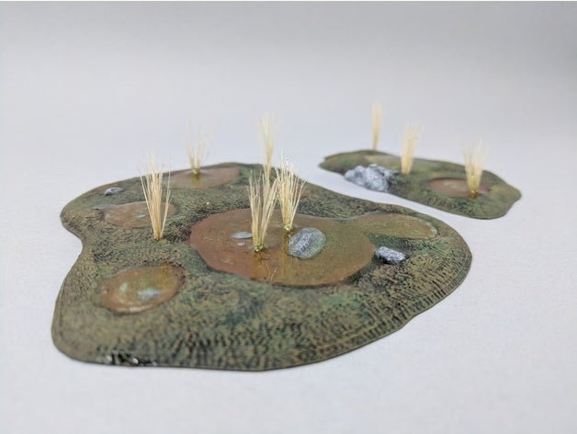 Dnd Marsh Swamp Set Bog Mire Wetlands 28mm Tabletop Scatter - Etsy