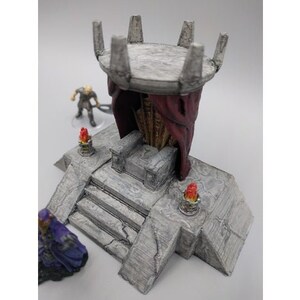 Dnd Lich Undead Throne- Phylactery Cursed Undead Lord Tabletop Scatter ...