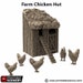 Dnd Chicken Hut Coop From King and Country Village Tabletop Scatter ...