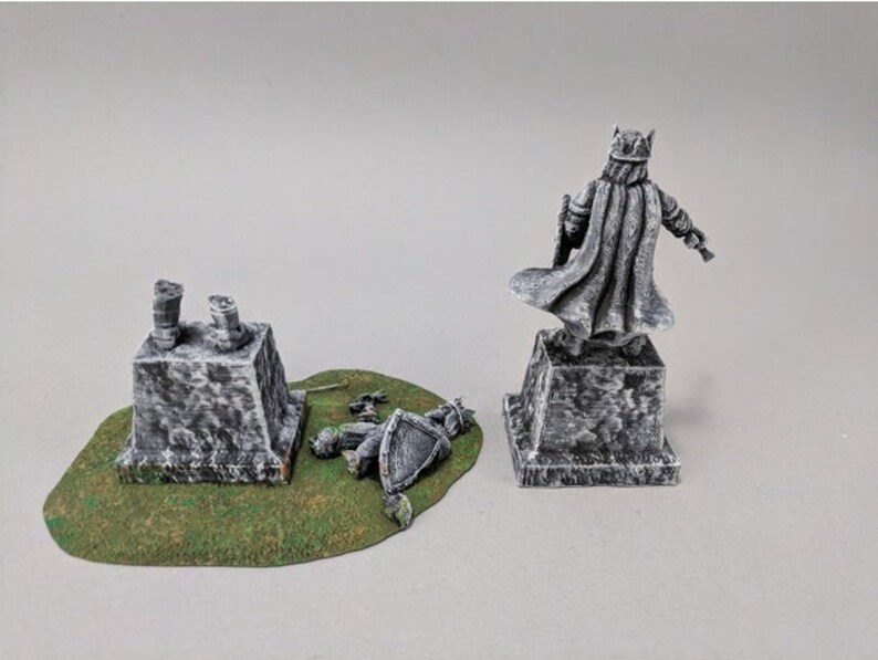Dnd King Statue 28mm Tabletop Scater Terrain Miniature RPG | Etsy