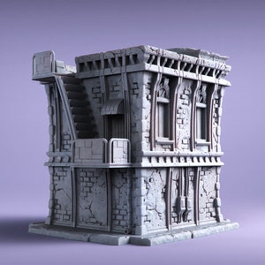 Dnd Barry's Barber Shop Barbershop Western Town Railway Terrain ...