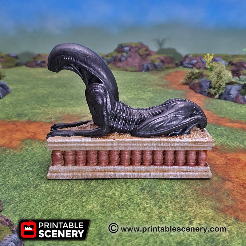 Dnd Alien Sphynx Sphinx Ancient Aliens Xenomorph Sci-fi Tabletop ...