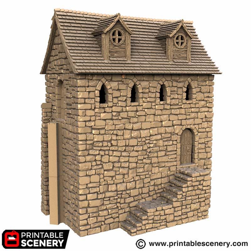Dnd Banquet Hall for Medieval Castle Fortress Walls RPG Pathfinder ...