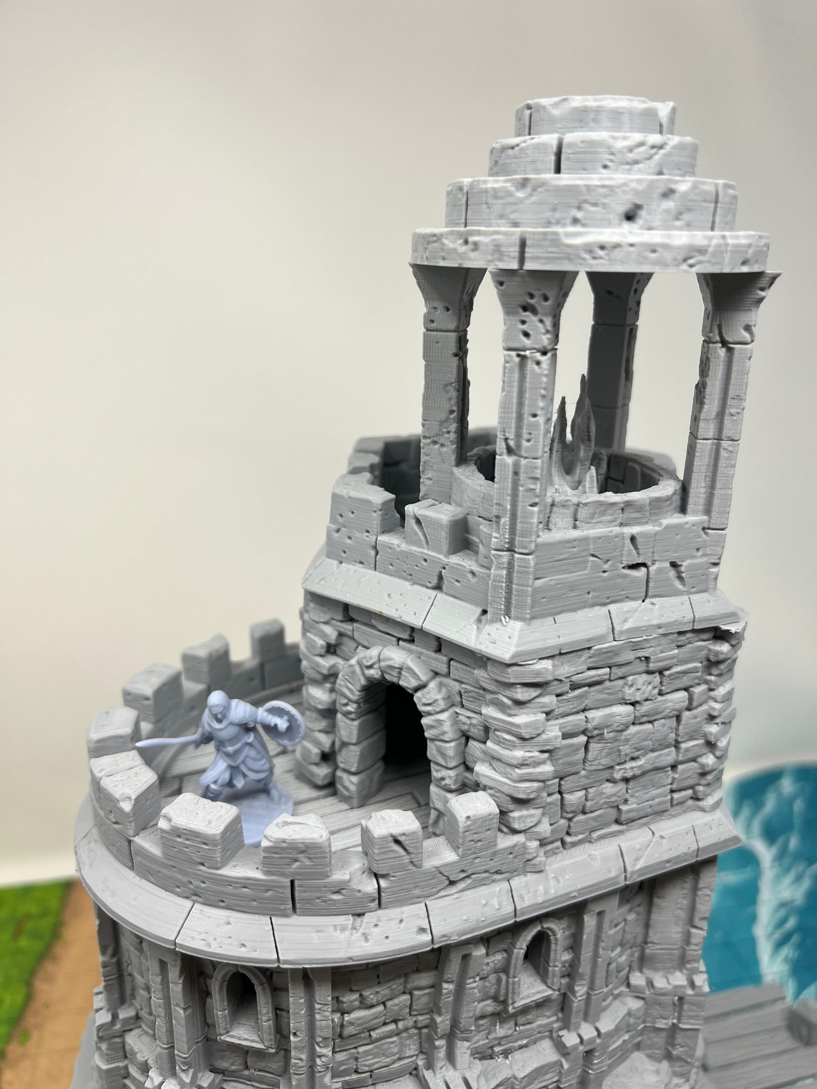 Dnd Lighthouse Watchtower Seaport Beach Cove Tabletop Scatter Terrain ...