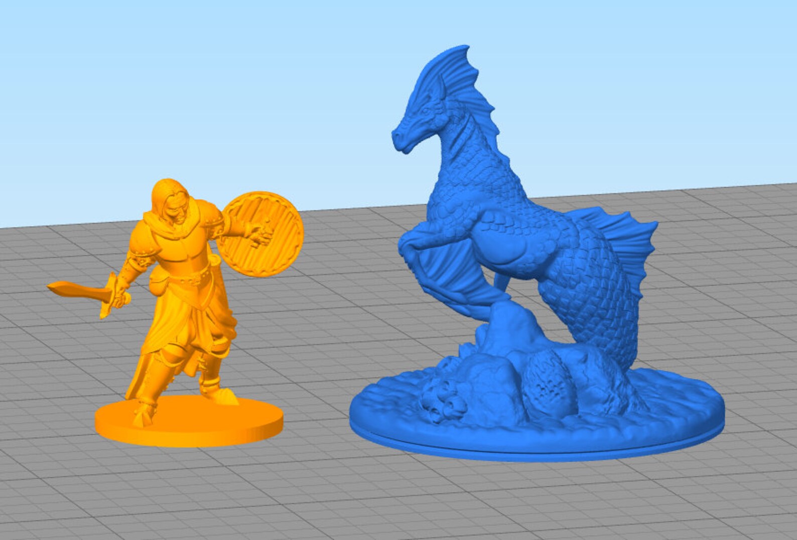 Dnd Seahorse Hippocampus Marine Life Sea Creatures Tabletop Scatter ...