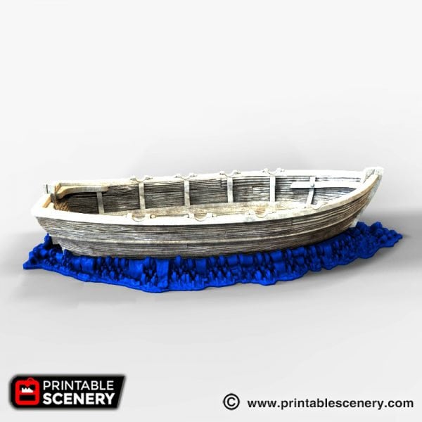 Dnd Long Boat Rowboat Skiff Pirate Fishing Sea Boat Vessel - Etsy Nederland