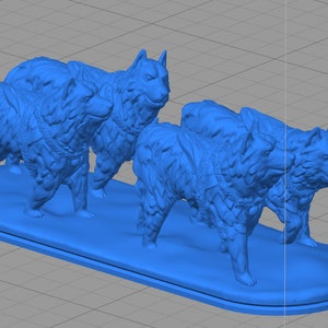 Dnd Sled and Dog Team Equipment Snow Winter Travel Arctic Animals ...