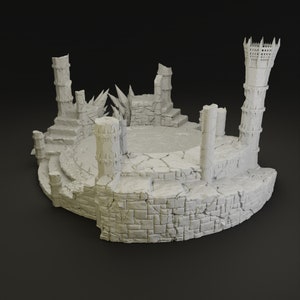 Dnd Arena Dark Evil Lord Dominion Underdark Hellscape Necromancer ...