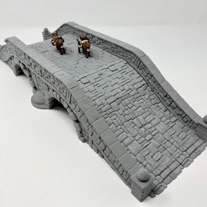 Dnd Extra Wide Double Arch Bridge River Crossing Village Medieval ...
