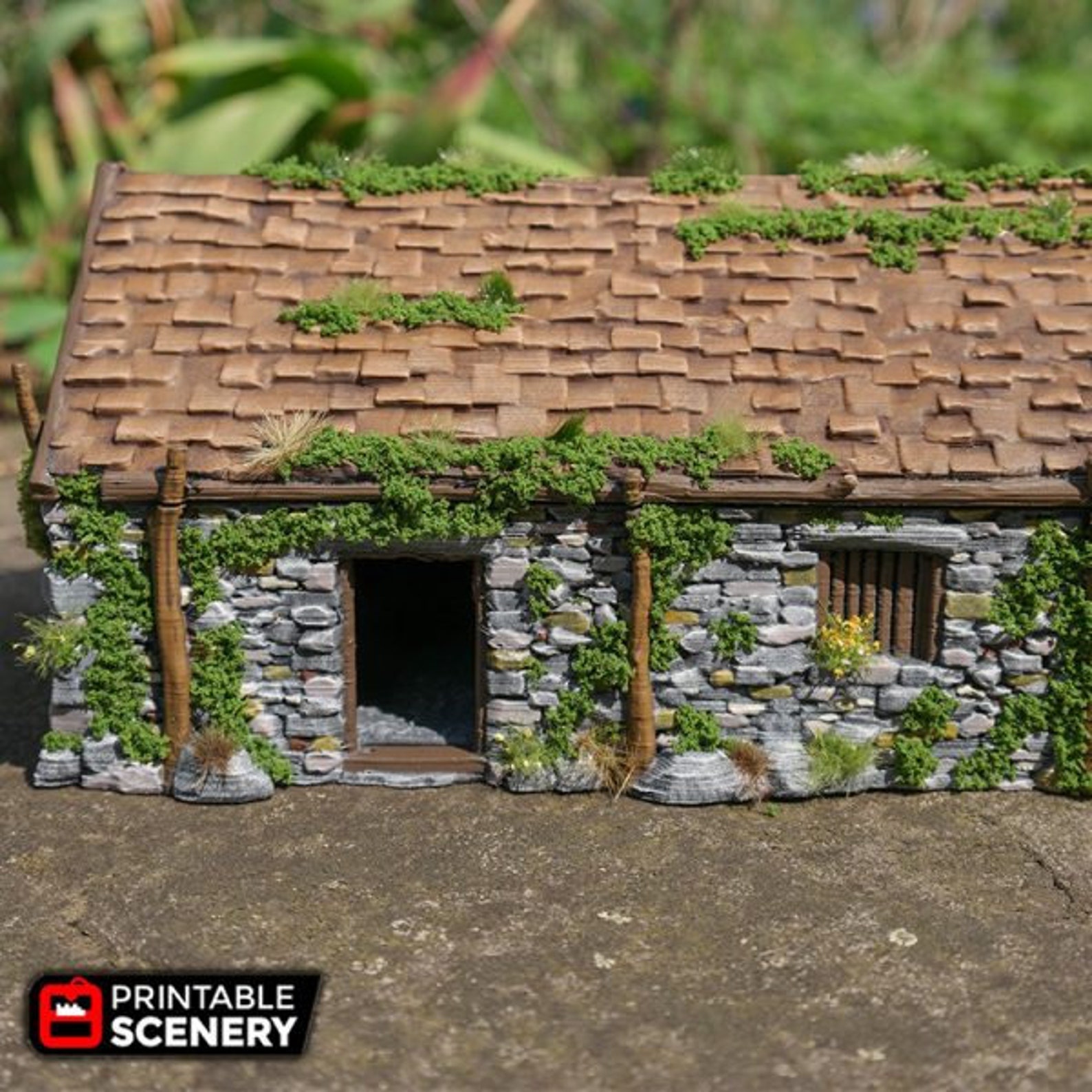 Dnd Stone Barn Tabletop Village Scatter Terrain RPG D&D | Etsy