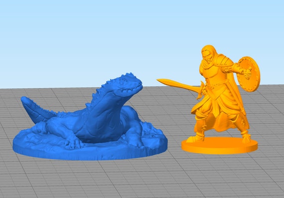 Giant Lizard Monster Cartoon