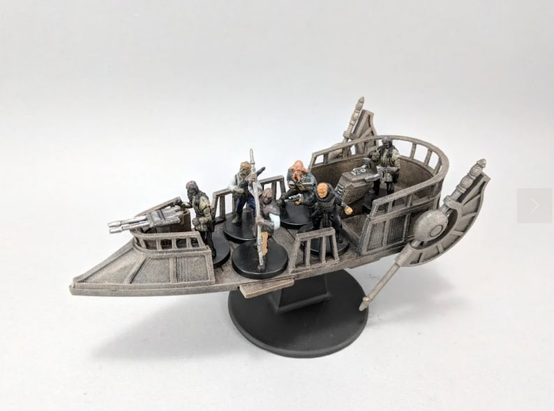Dnd Sci-fi Pirate Skiff Star Wars Legion Spacecraft Spaceship Alien ...