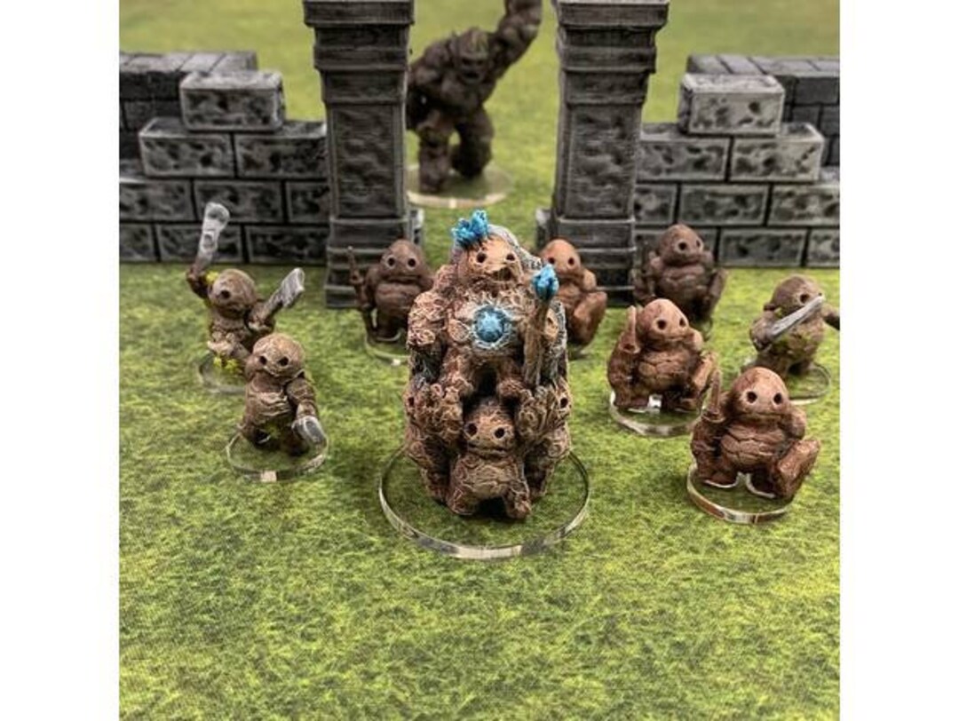 Dnd Dirt King Armies of the Earthenkind Earth Mud Elemental Stone Golem ...