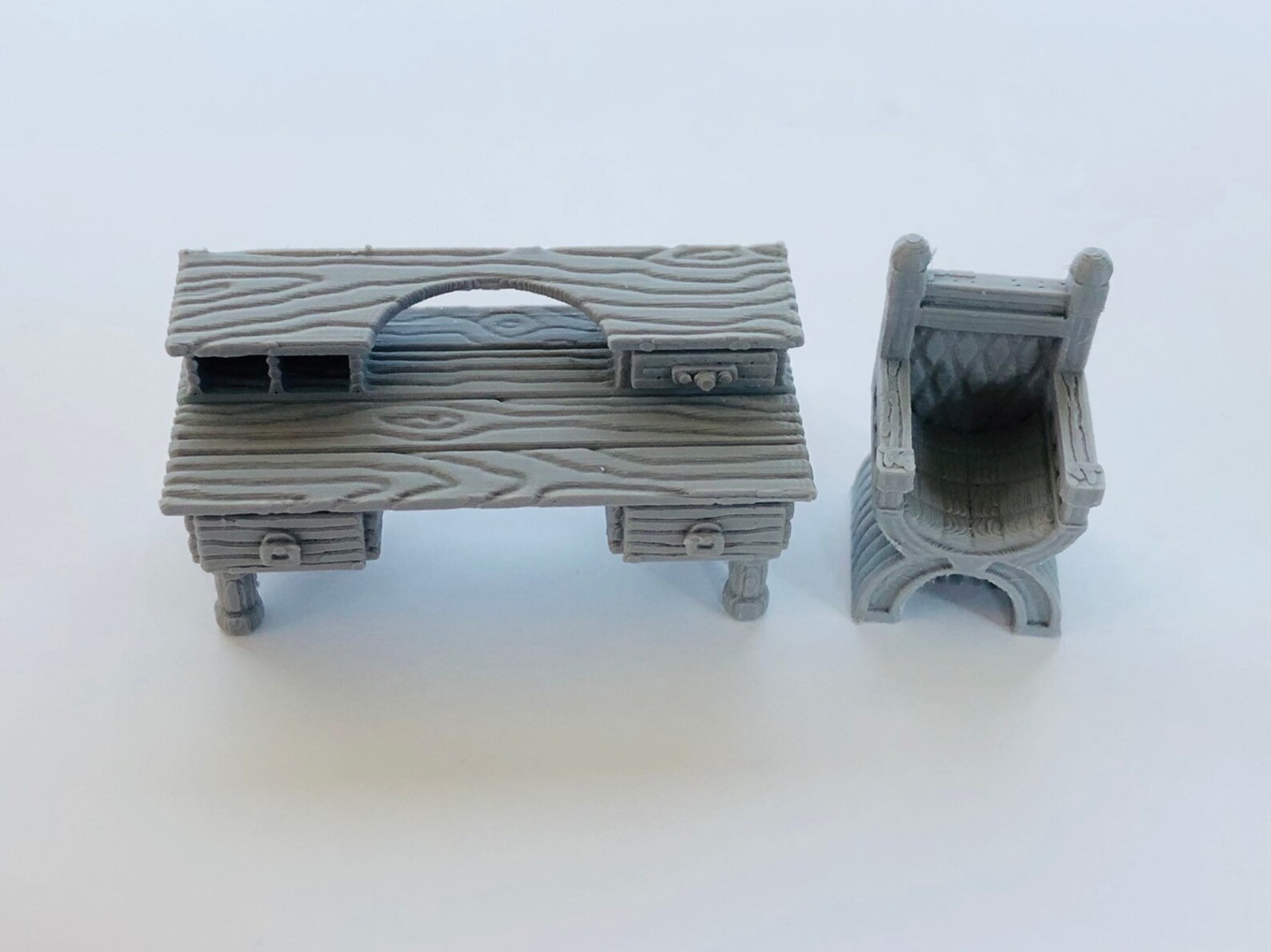 Dnd Study Desk and Chair Furniture for Library Hall House - Etsy