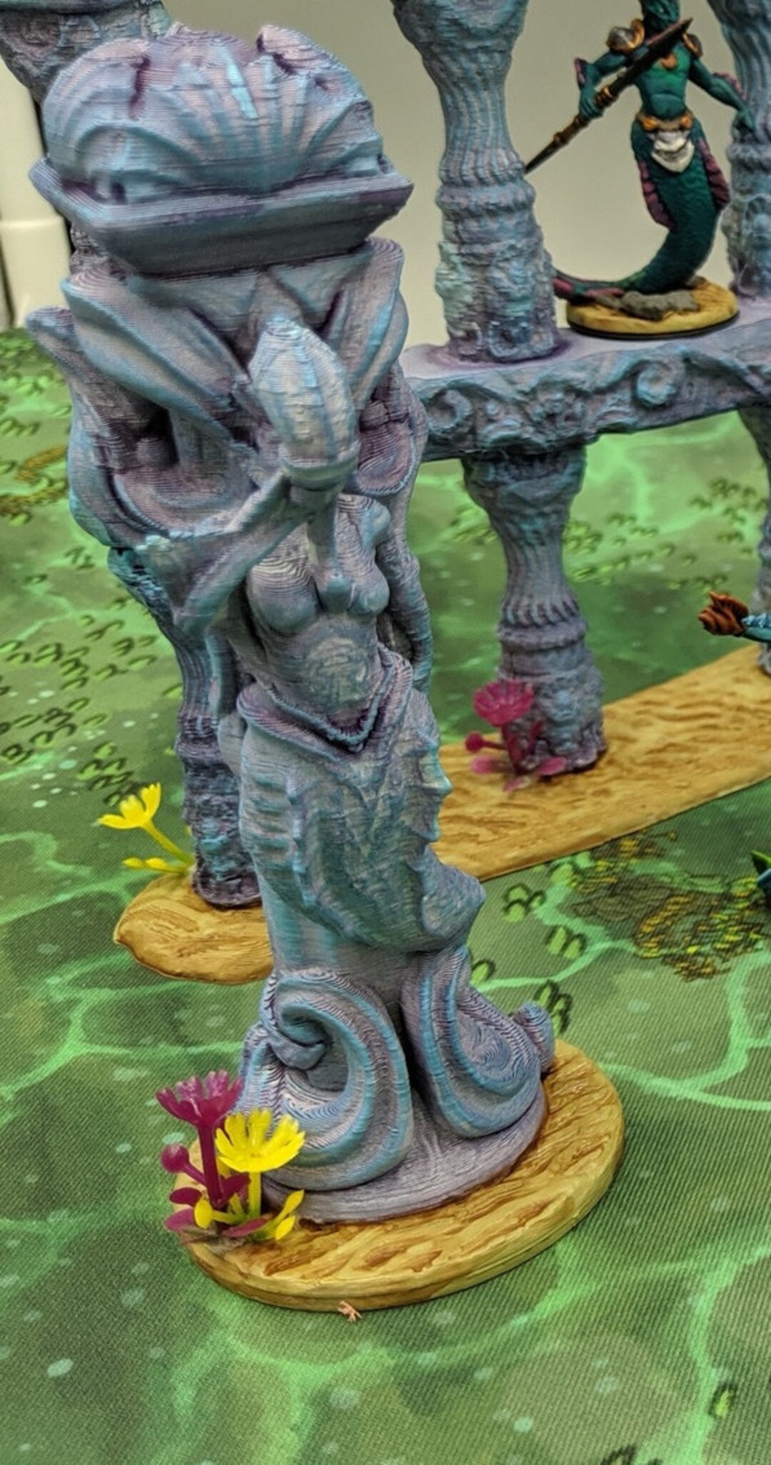 Dnd Female Atlantis Statue Depths of Savage Atoll Tabletop Scatter ...