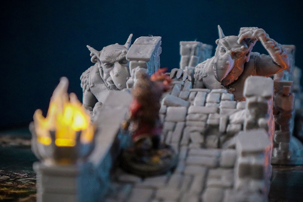 Dnd Large Ruined Bridge River Troll Crossing Village Medieval Scatter ...