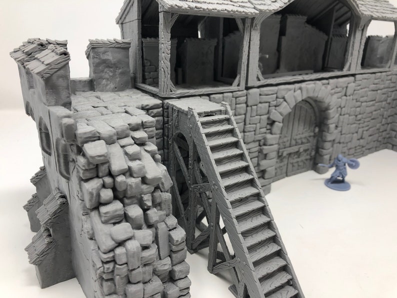 Dnd Walls and Gate for City of Tarok Terrain Wargaming Games | Etsy