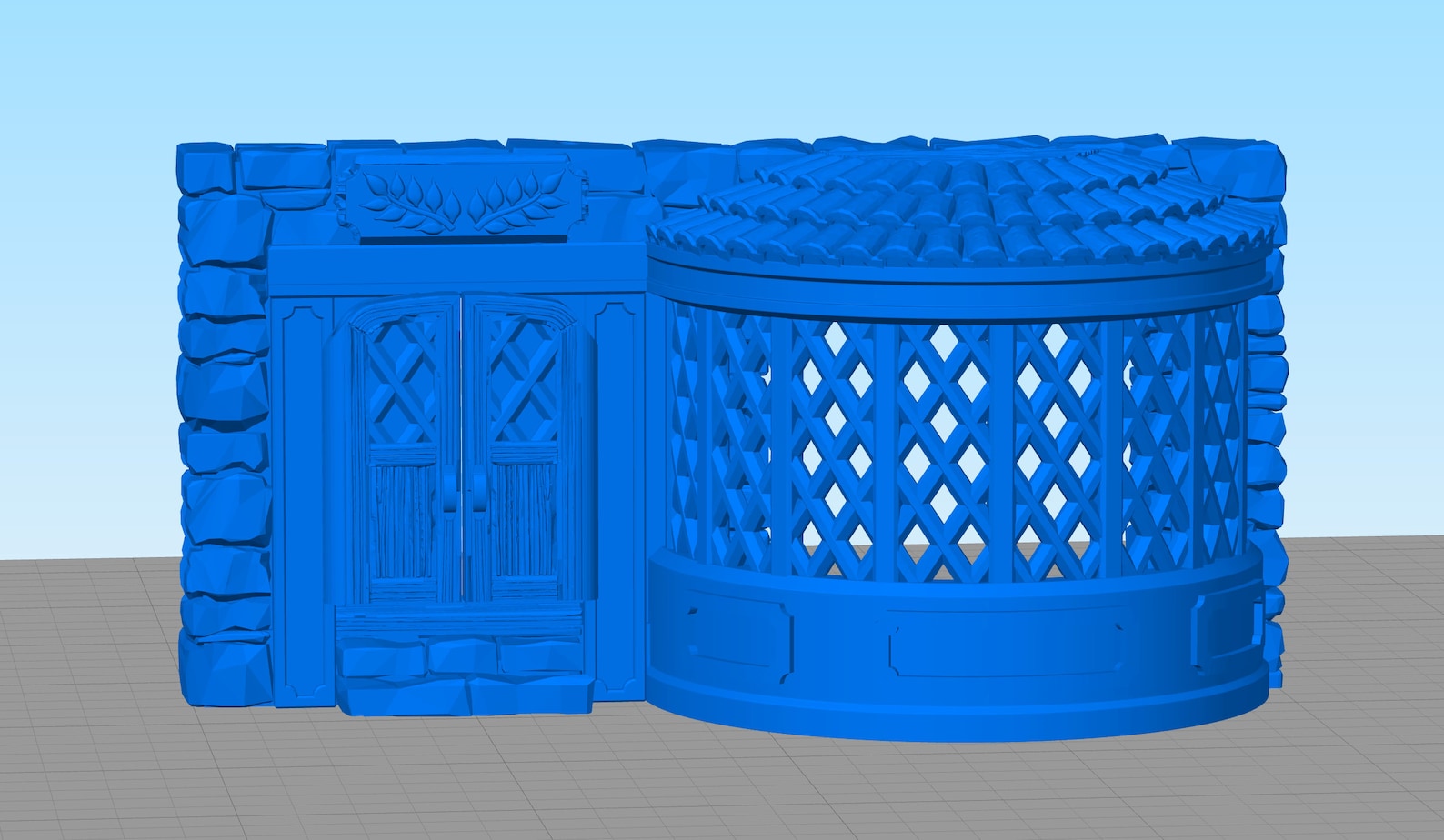 Dnd Terrace Shop Front Store Facade for Village Town Townsfolk Scatter ...