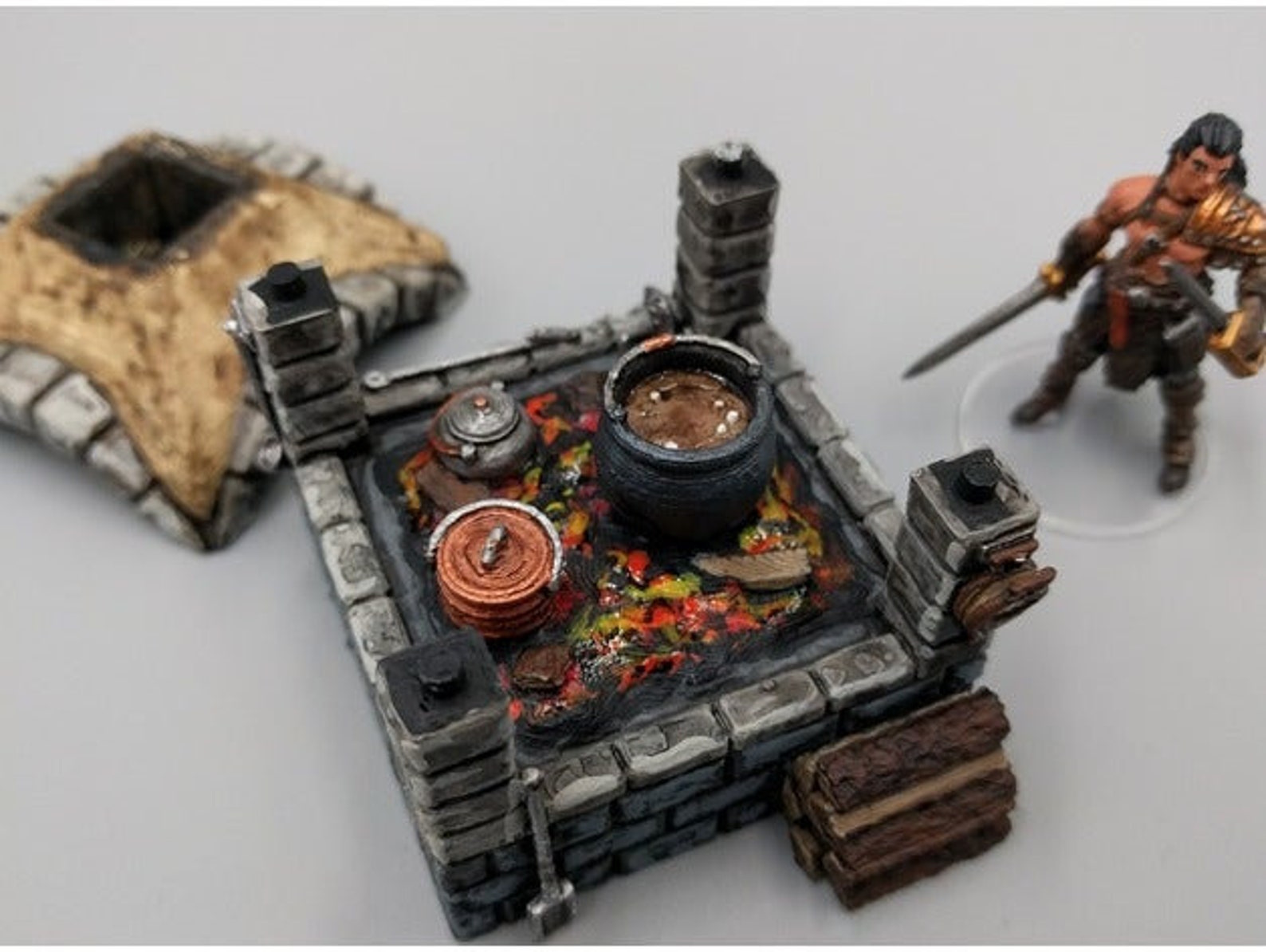 Dnd Open Cook Oven Hearth Outdoor Kitchen Campfire Cooking - Etsy