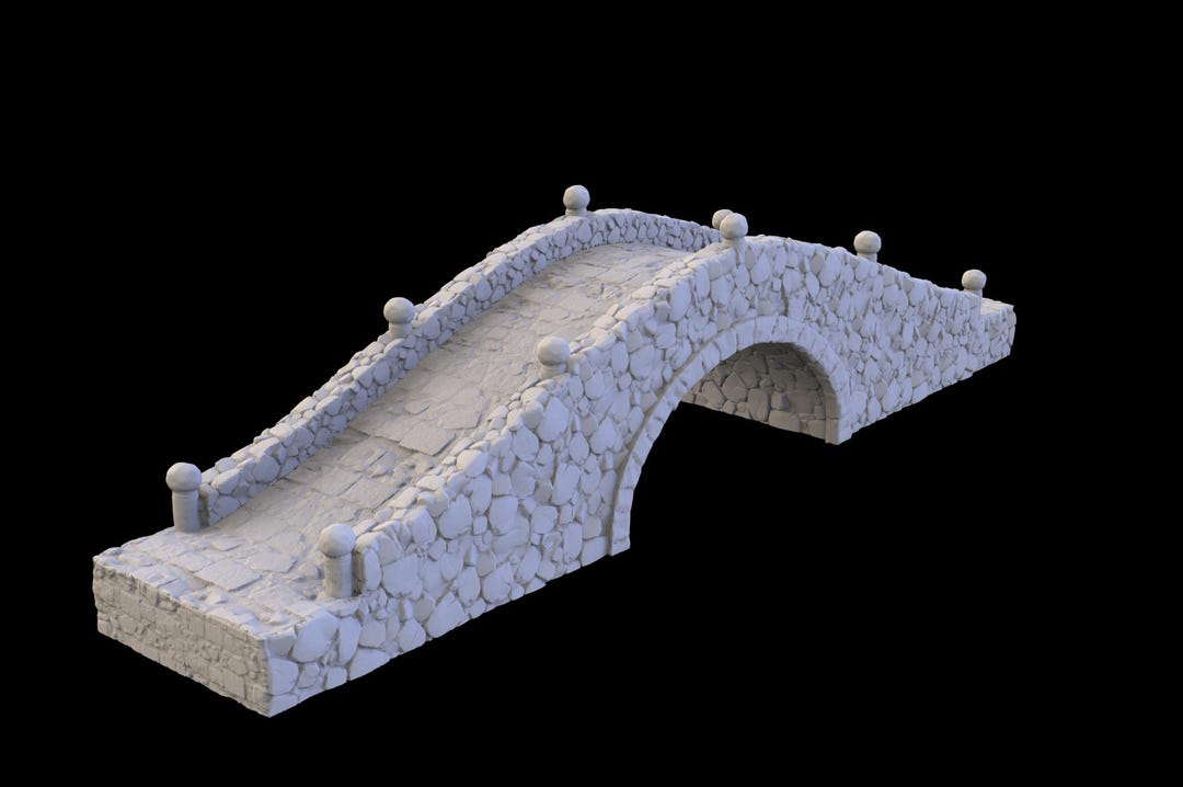Dnd Stone Bridge for River Crossing Waterway Grexdale Town Scatter ...