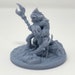 Dnd Sahuagin Deep Devil Baron Sea Warrior 28mm Resin Miniature RPG D&D ...