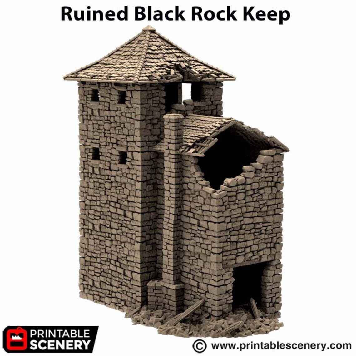 Dnd Black Rock Keep From King and Country Village Medieval Soldier ...