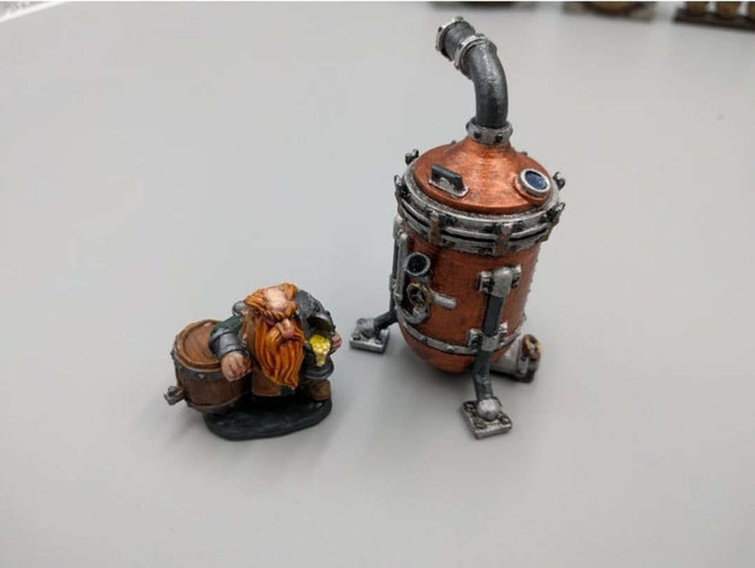 Dnd Dwarven Ale Spirit Still Tabletop Terrain Miniature RPG D&D ...