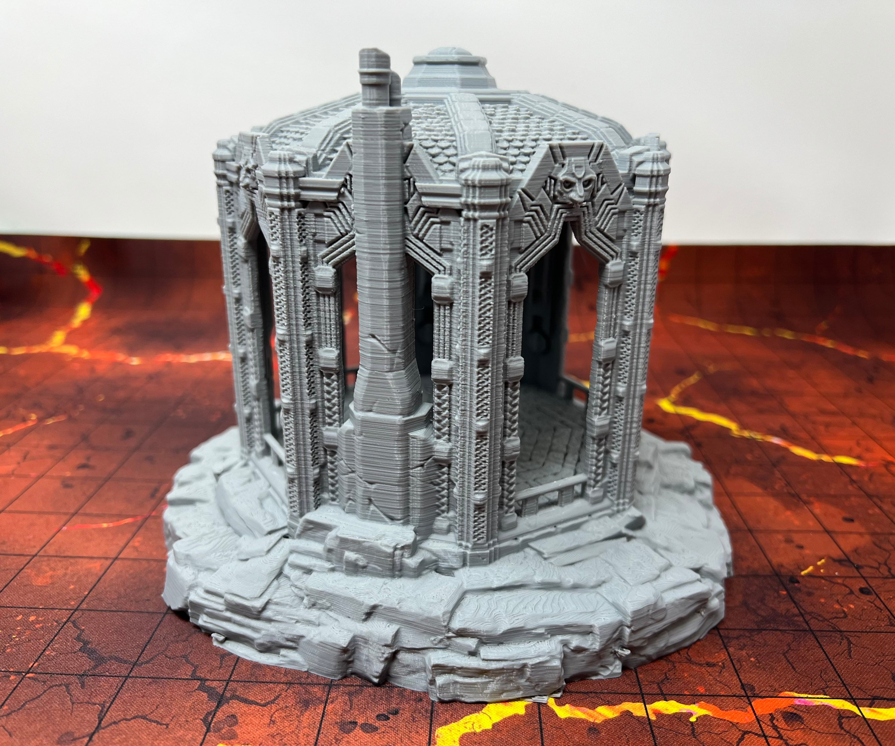 Dnd Dwarven Gazebo Building Dwarf Architecture Mountain Home City ...