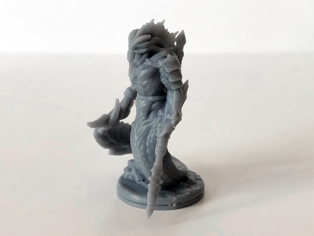 Dnd Merrow RESIN Atlantic Warrior Guard Merfolk Merman | Wargaming ...