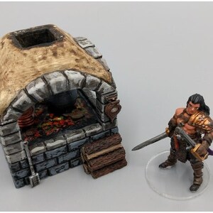 Dnd Open Cook Oven Hearth Outdoor Kitchen Campfire Cooking Tabletop ...
