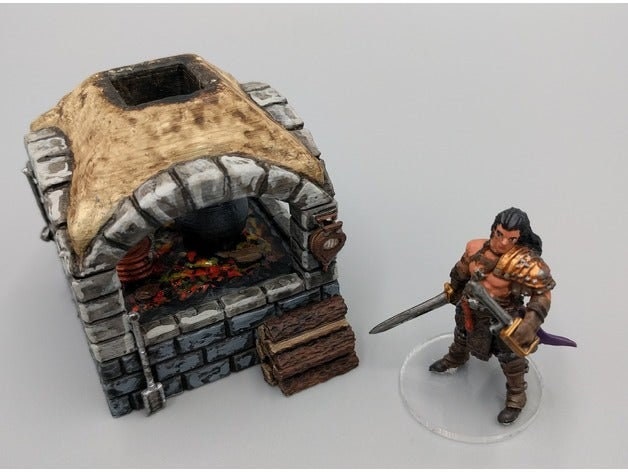Dnd Open Cook Oven Hearth Outdoor Kitchen Campfire Cooking - Etsy
